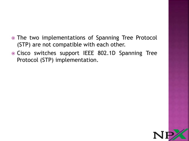 Spanning Tree Protocol (STP) | PPTX | Internet | Computing