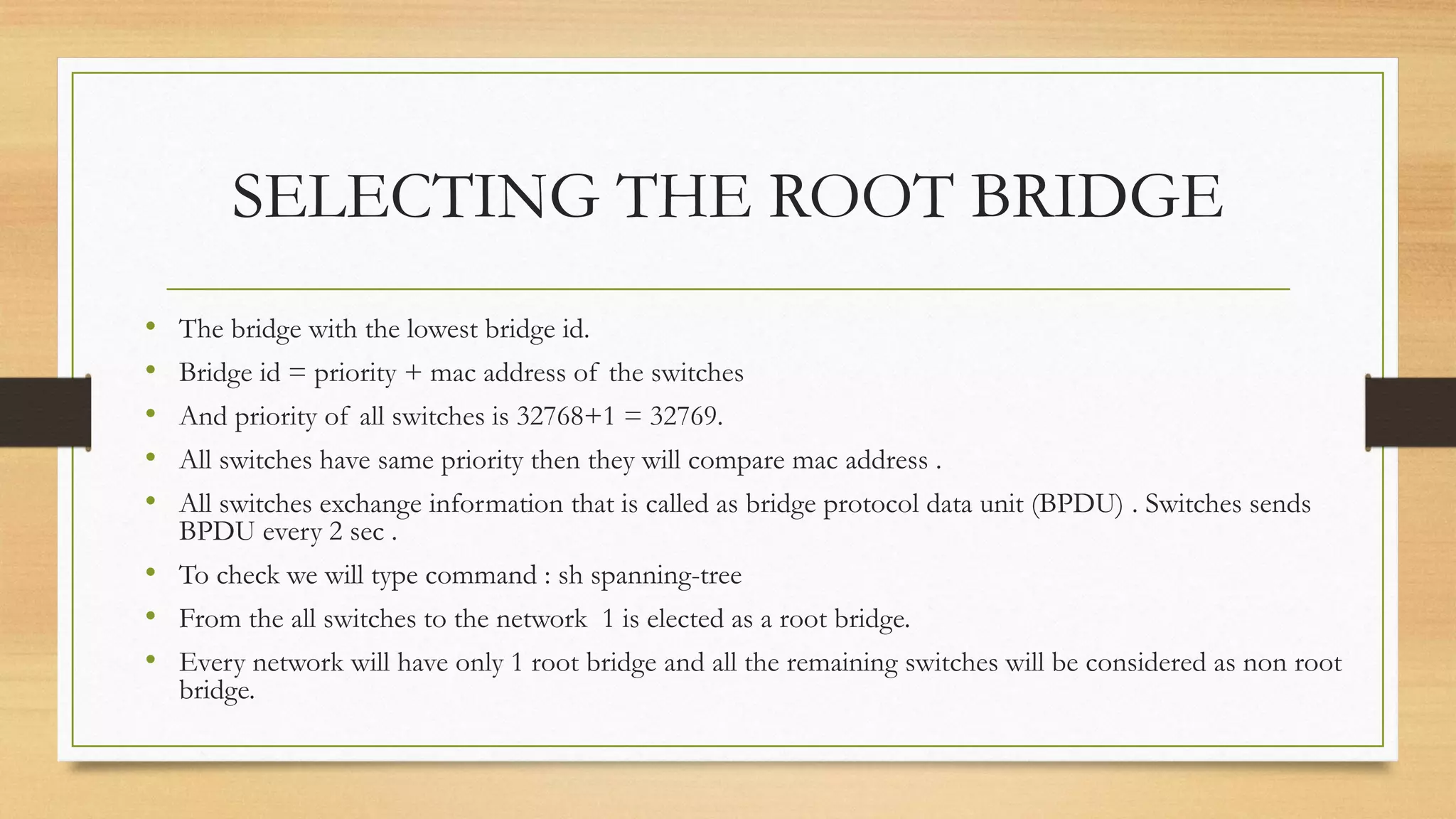 Spanning tree protocol (stp) | PDF