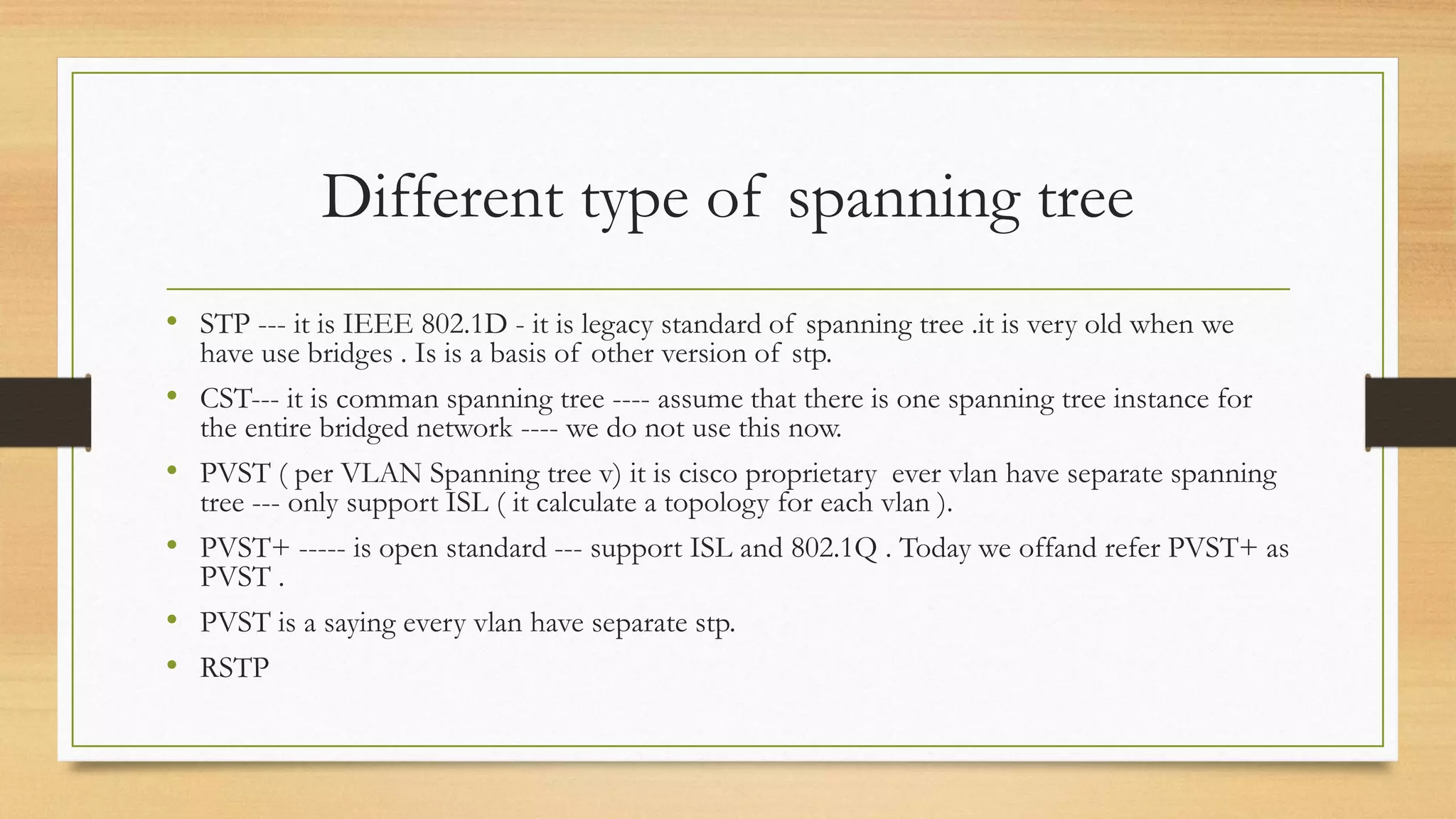 Spanning Tree Protocol Stp Pdf Computer Networking Computing