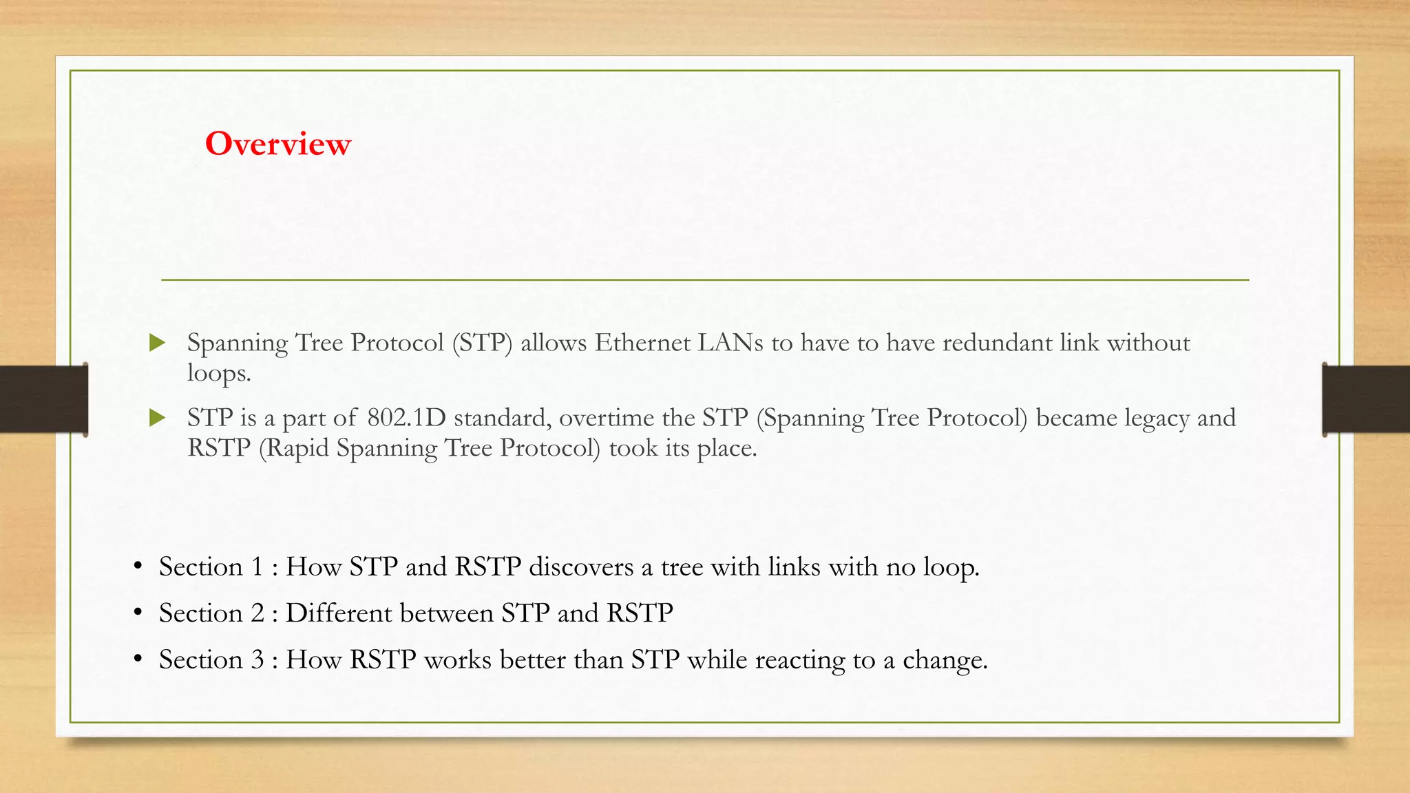 Spanning tree protocol (stp) | PDF