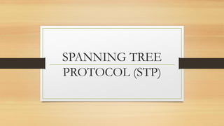 Spanning tree protocol (stp) | PDF