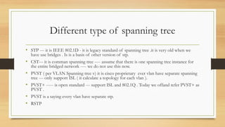 Spanning tree protocol (stp) | PDF