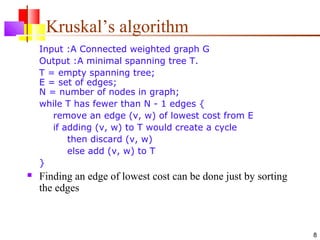 Spanning trees | PPT