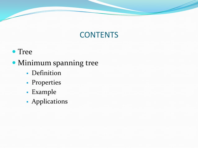 Spanning trees & applications | PPTX | Computer Networking | Computing