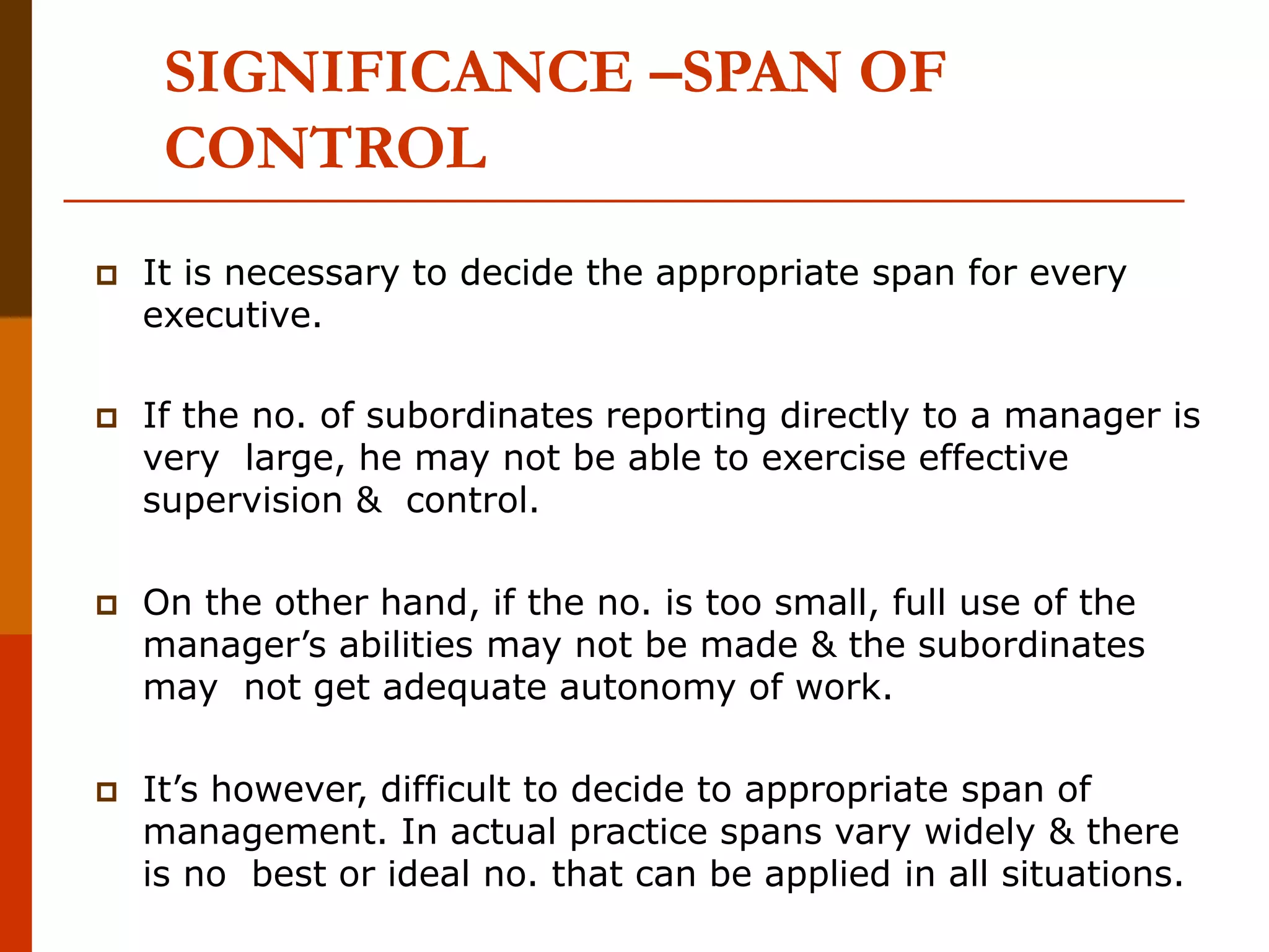 Span of control | PPT