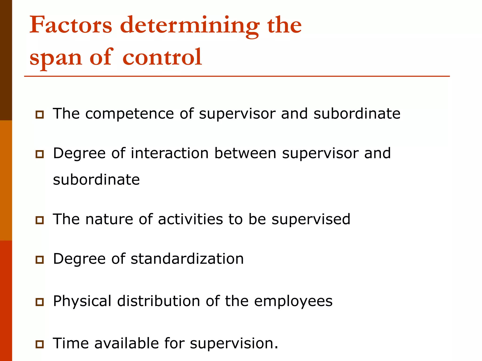 Span of control | PPT