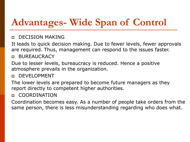 Span of control | PPT