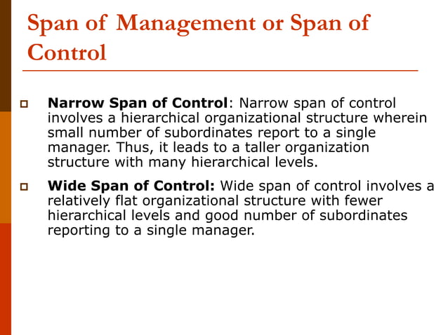 Span of control | PPT