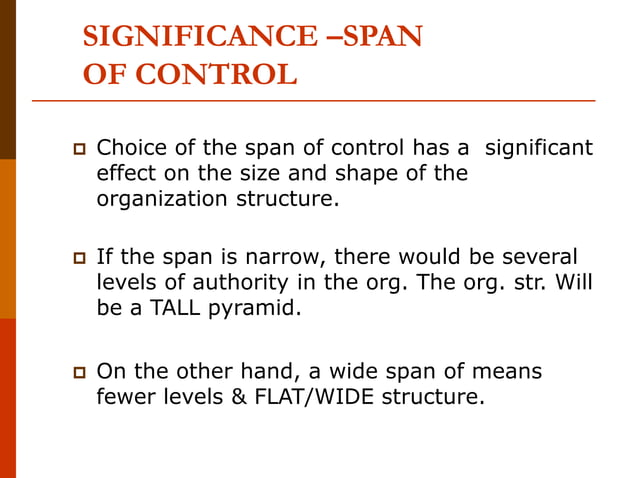 Span of control | PPT