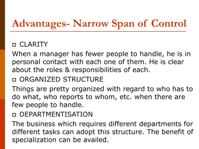 Span of control | PPT