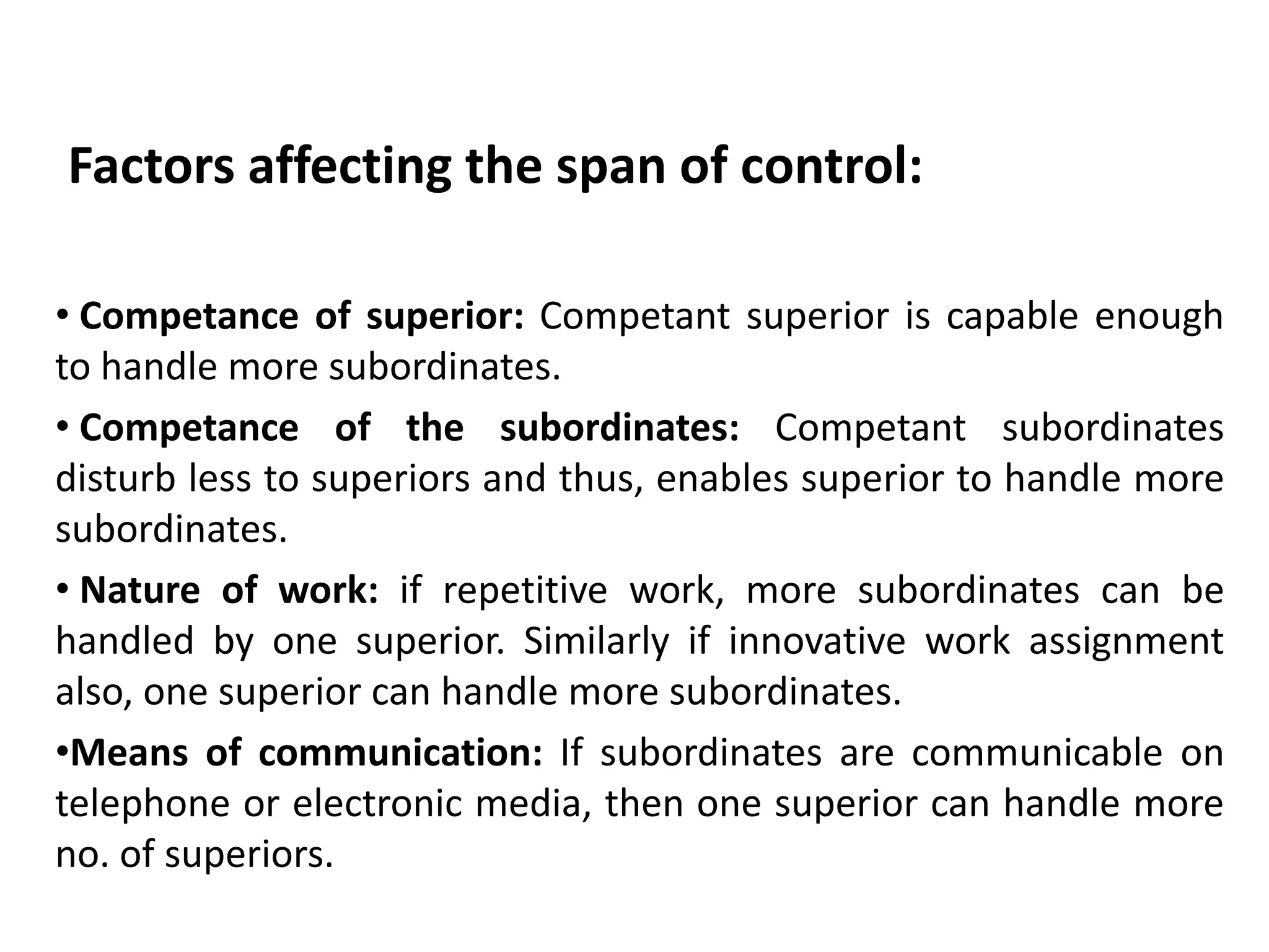 Span of control eem | PPTX