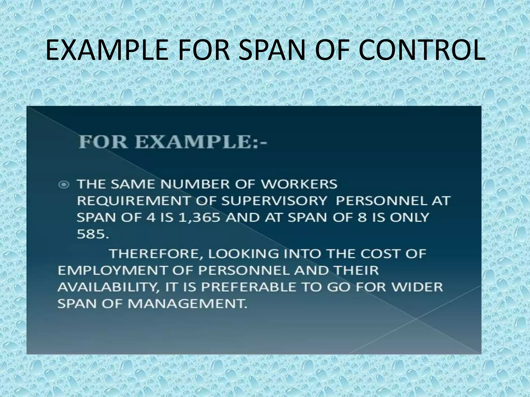 Span of control ppt | PPTX