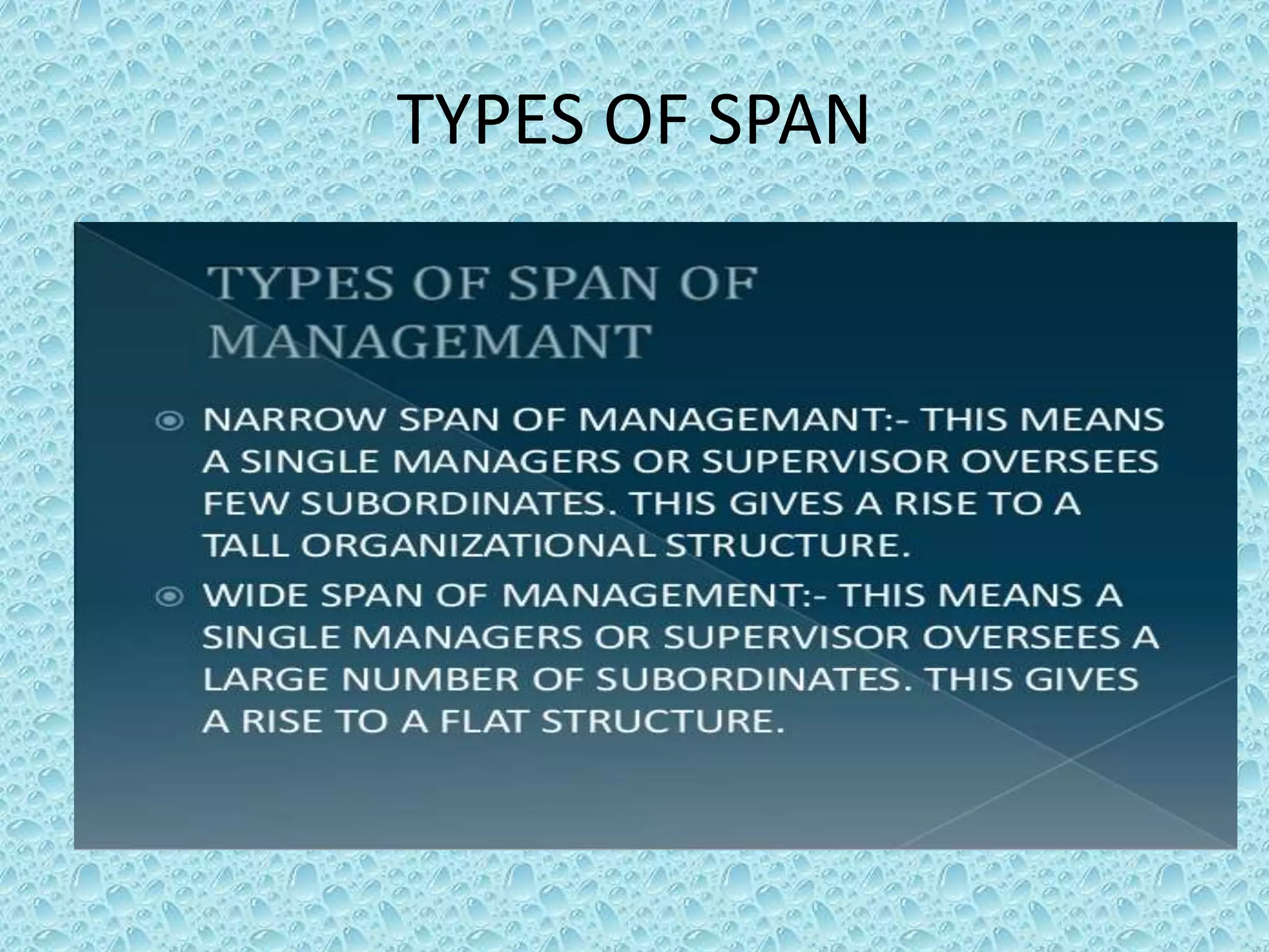 Span of control ppt | PPTX