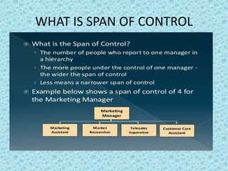 Span of control ppt | PPTX