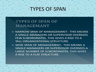 Span of control ppt | PPTX