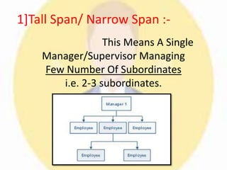 Span of control presentation | PPTX