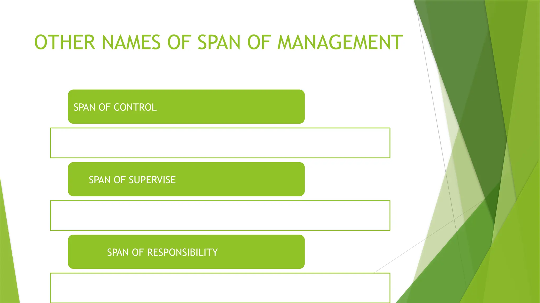 span of management- . presentation pptx | PPTX