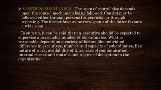Span OF Management | PPTX | Business | Business and Finance