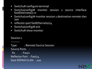 SPAN, RSPAN and ERSPAN | PPTX