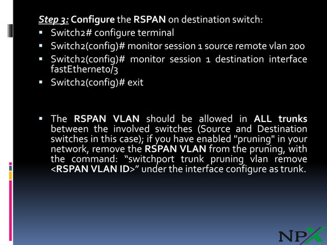SPAN, RSPAN and ERSPAN | PPTX