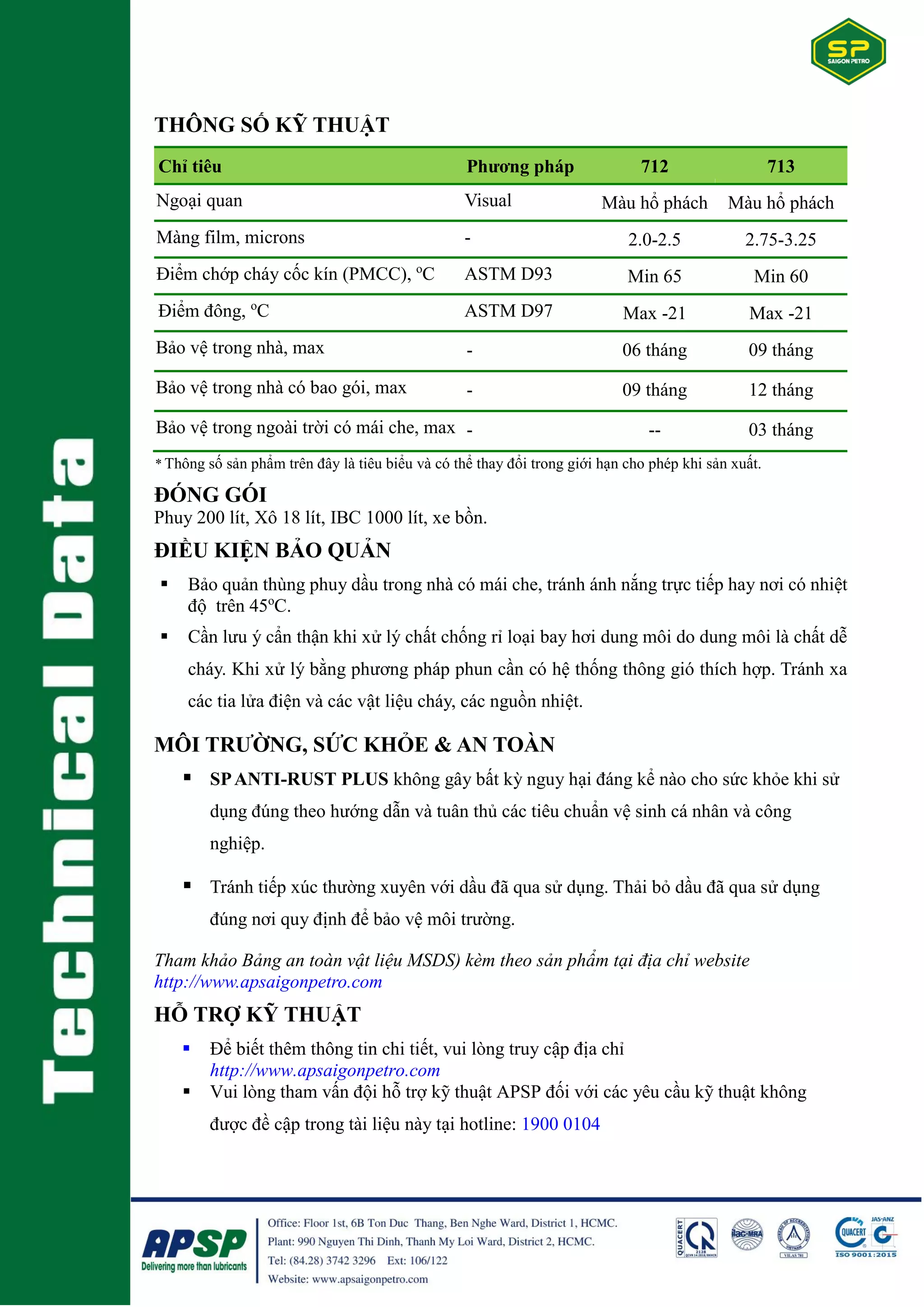 Anti-rust Oil (Dầu chống gỉ) | PDF | Free Download