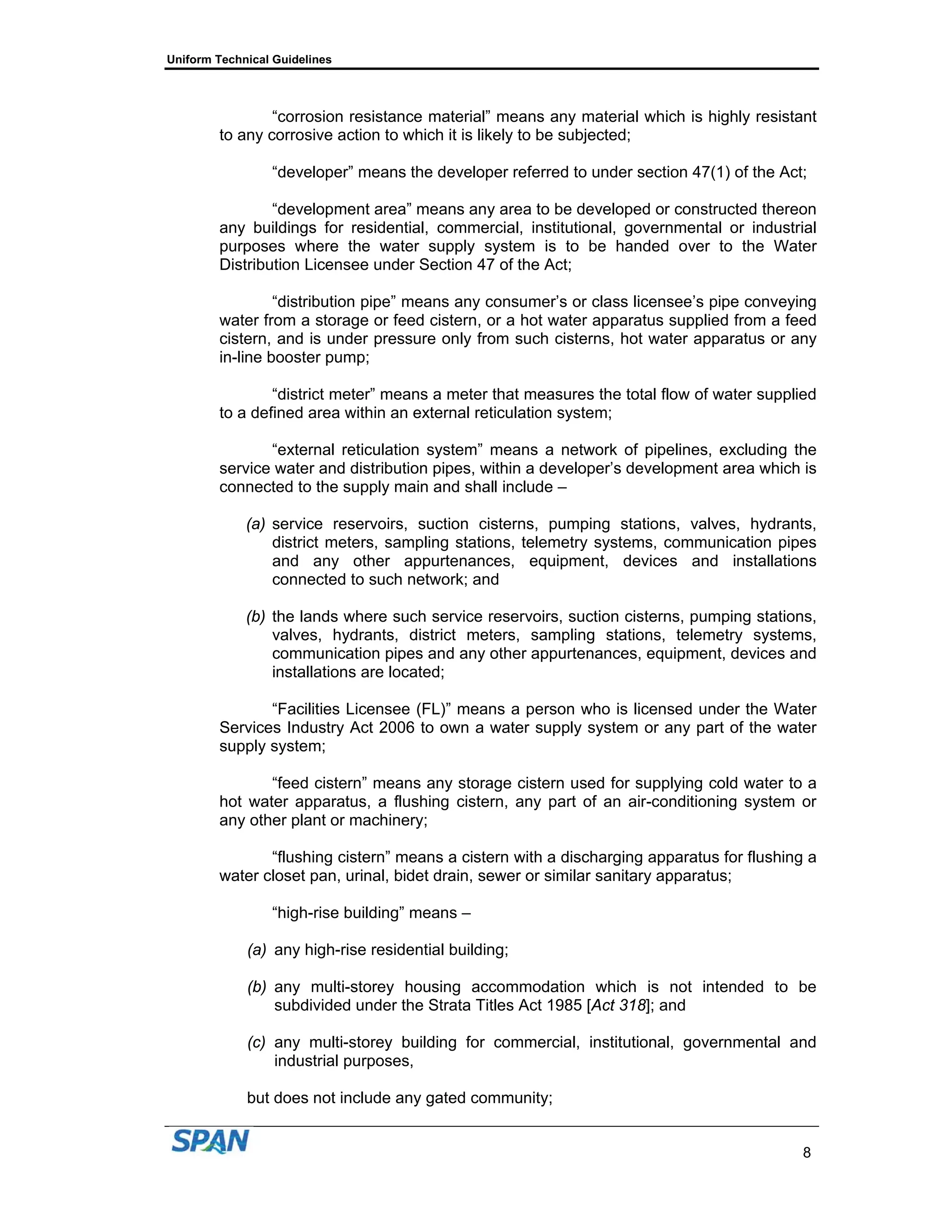 Span water guideline | PDF