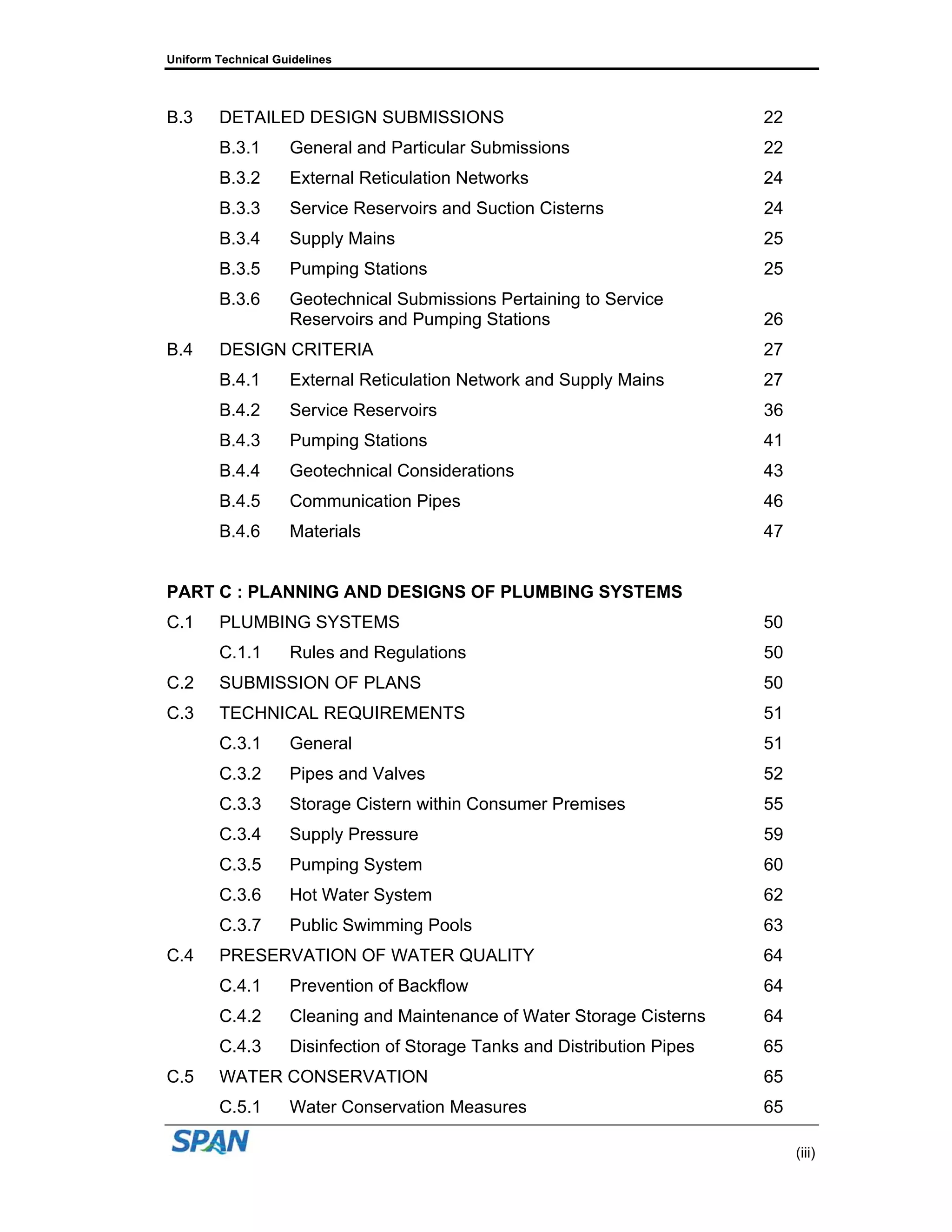 Span water guideline | PDF