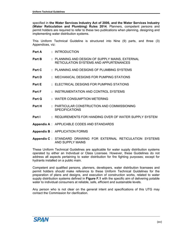 Span water guideline | PDF