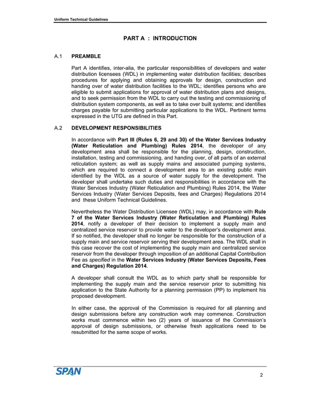 Span water guideline | PDF