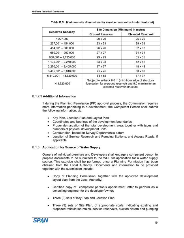 Span water guideline | PDF