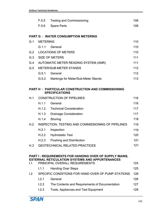 Span water guideline | PDF