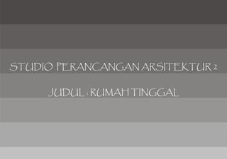 studio perancangan 2 | PDF
