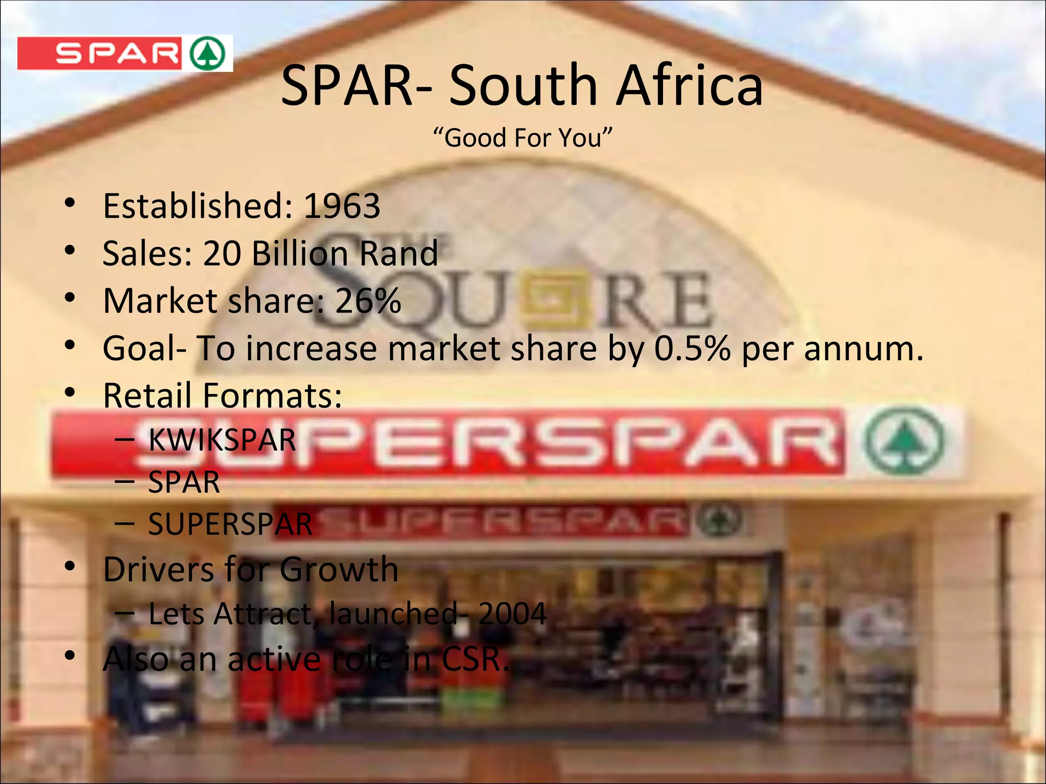 Spar | PPT