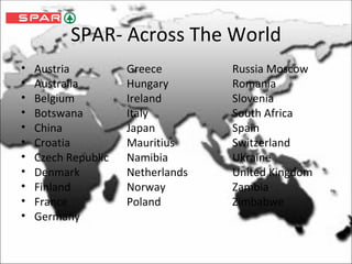 Spar | PPT