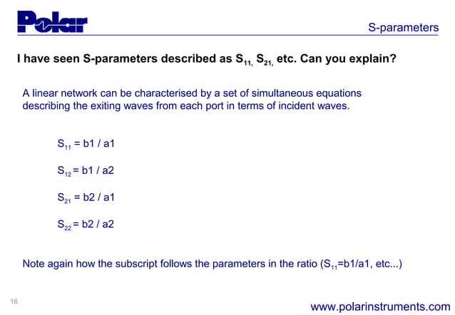 S parameters | PPT