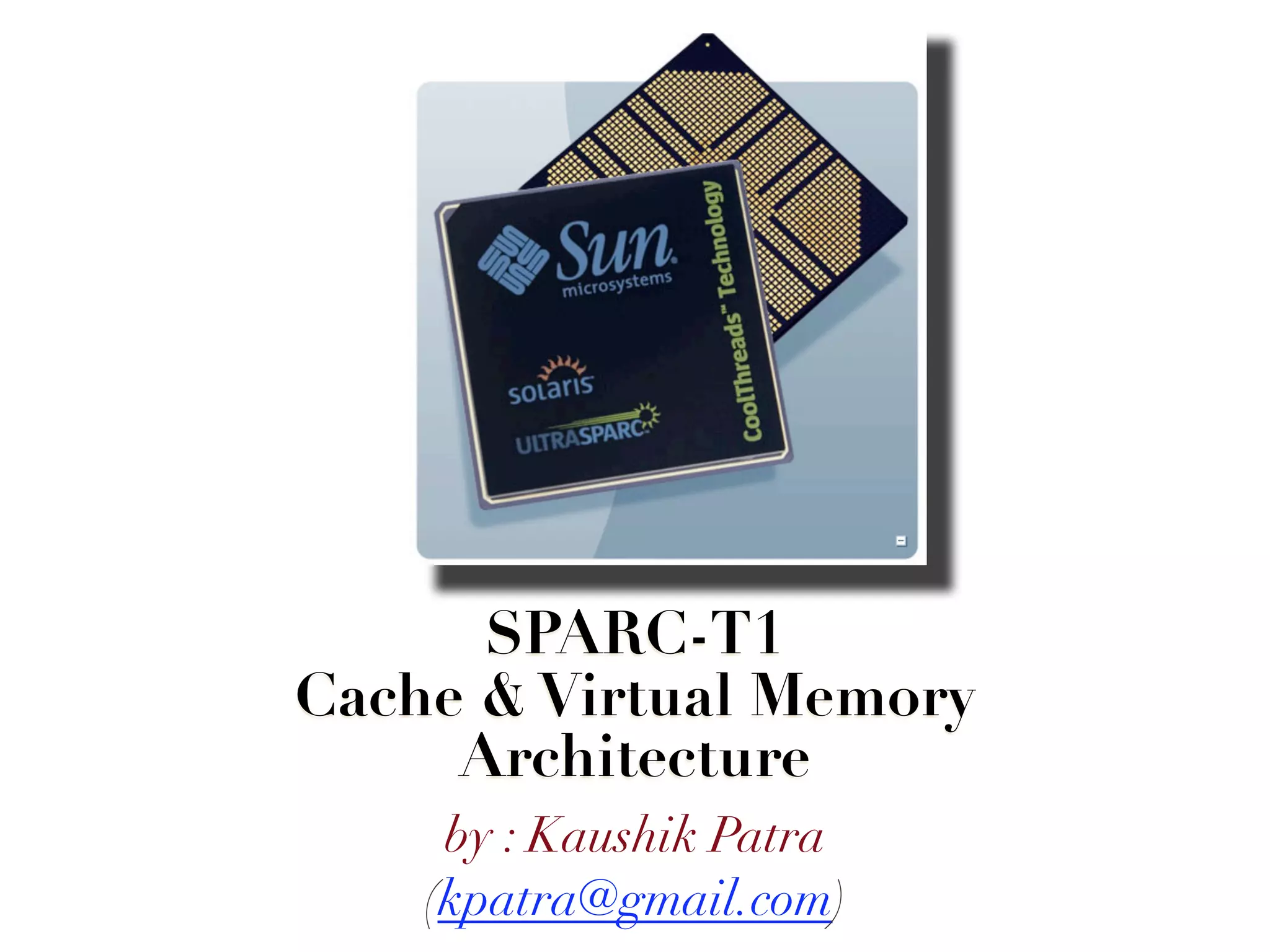 SPARC T1 MMU Architecture | PDF