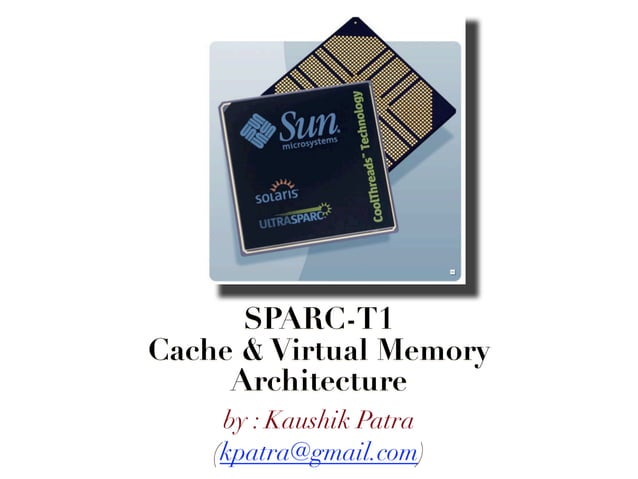Sparc T1 Mmu Architecture Pdf Data Storage And Warehousing Computing