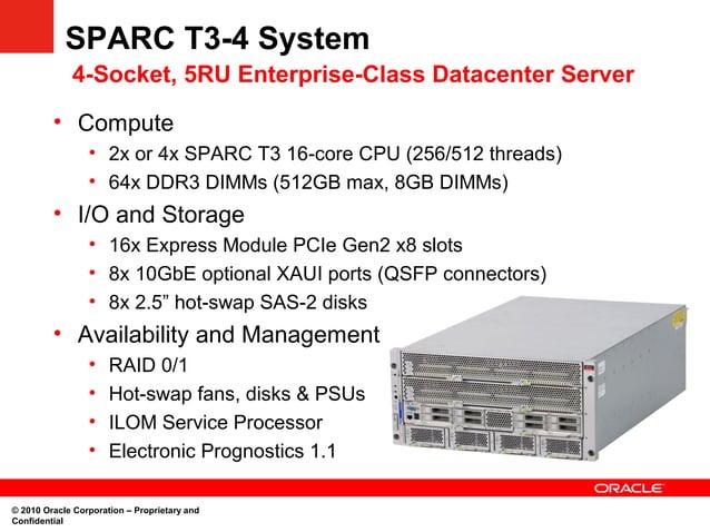 Sparc t3 4 system technical overview | PPT