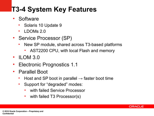 Sparc t3 4 system technical overview | PPT
