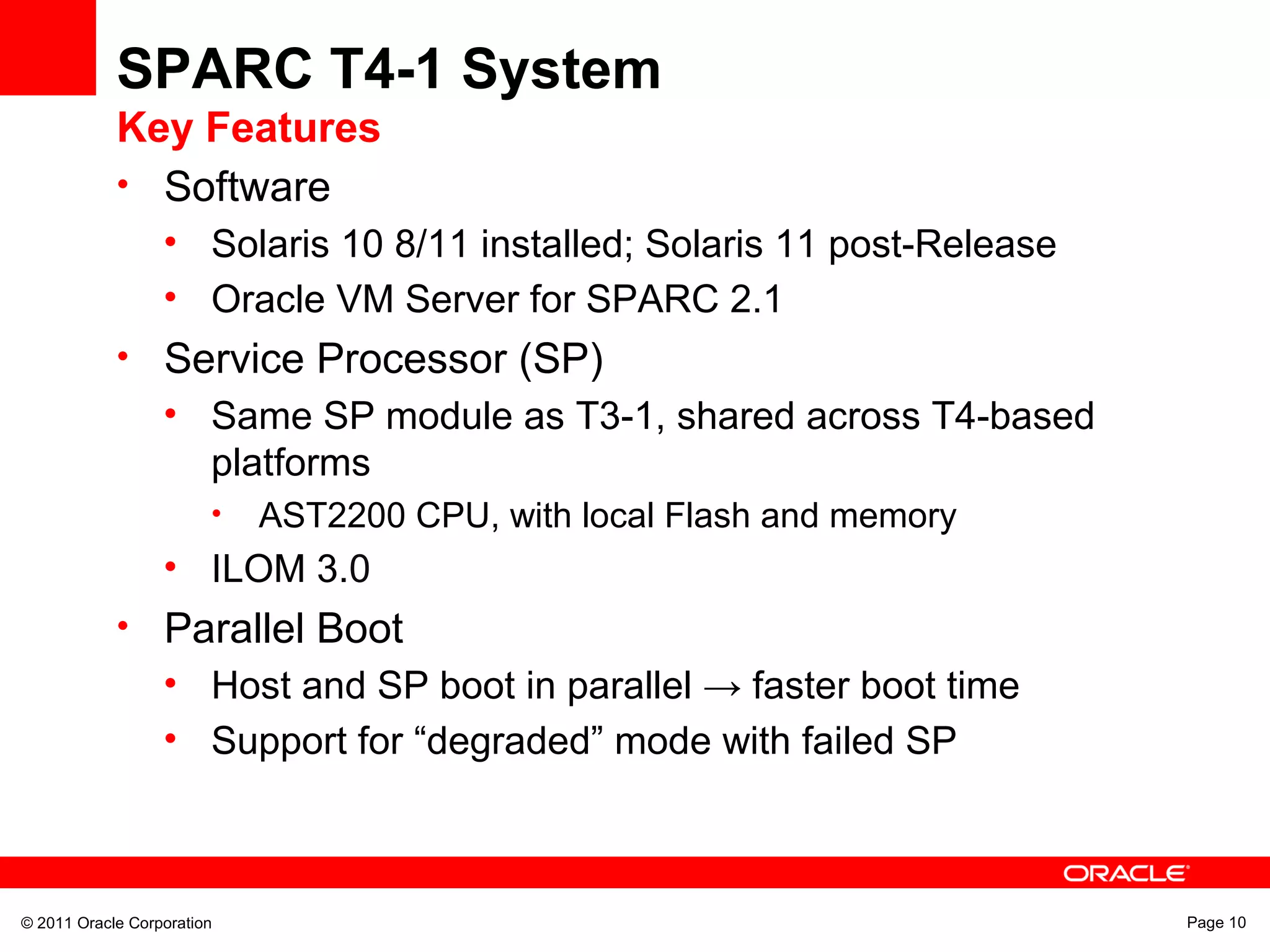 Sparc t4 1 system technical overview | PPT