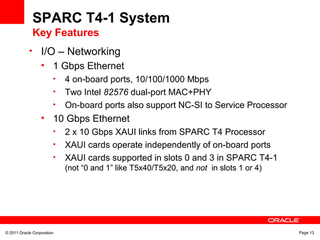 Sparc t4 1 system technical overview | PPT