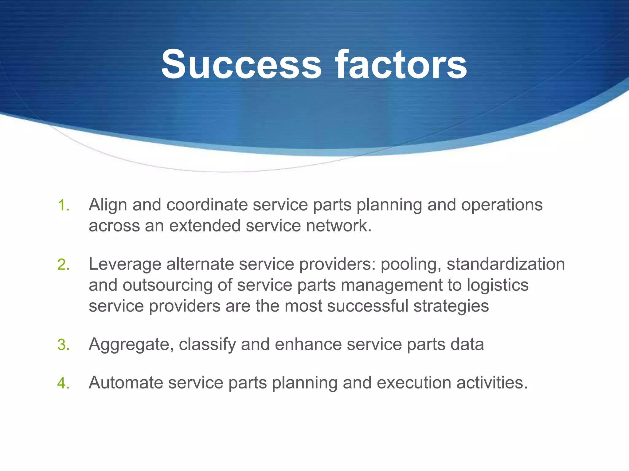 Spare parts management | PPTX