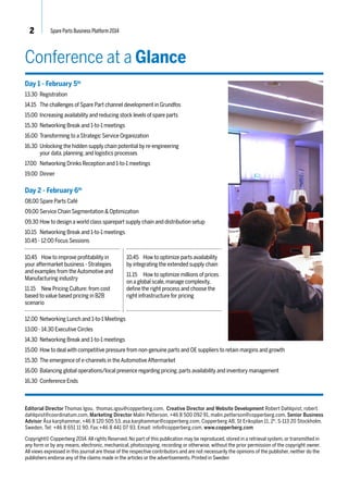 Spare parts business platform 2014 agenda | PDF