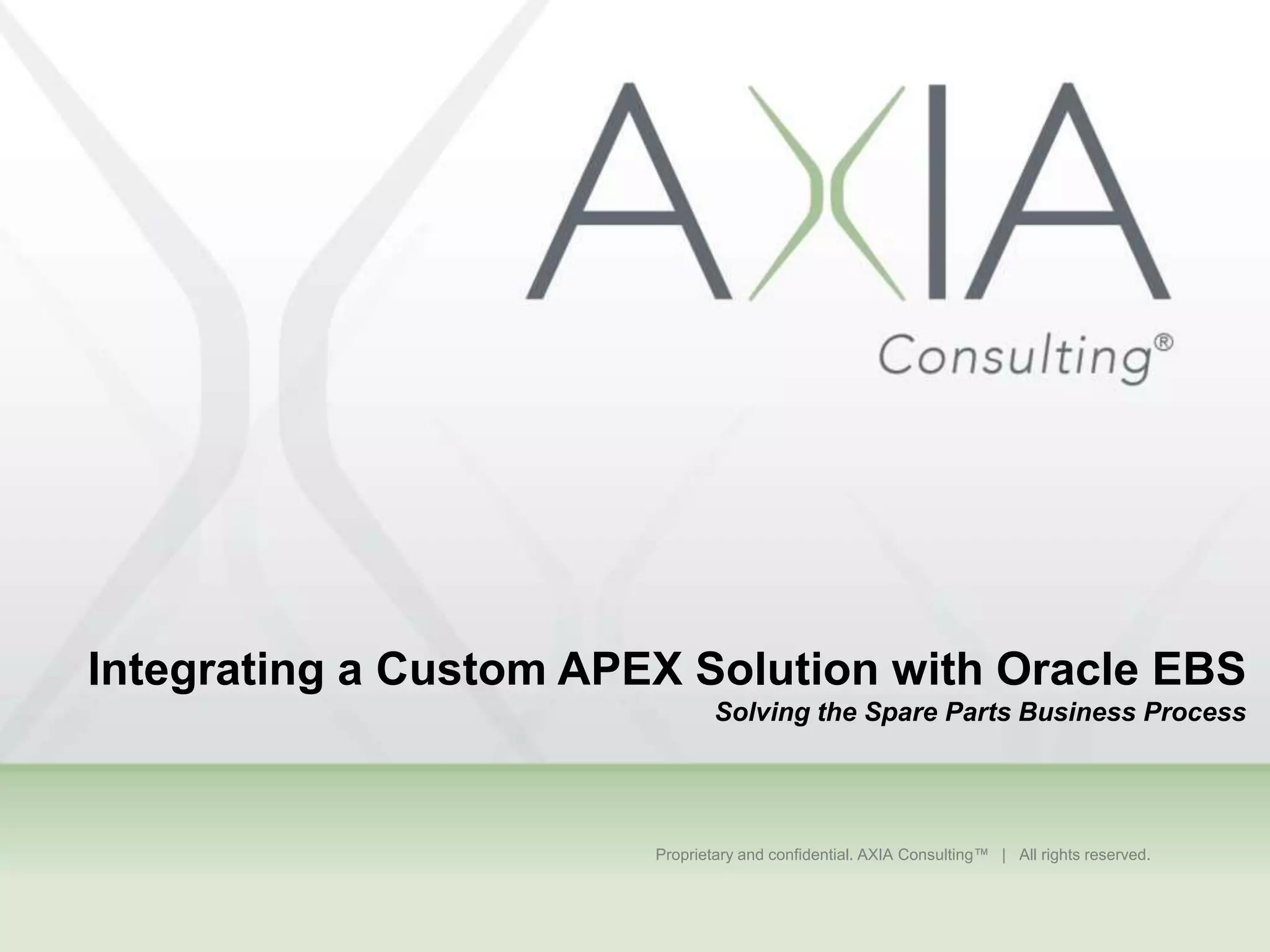 Oracle APEX | PPTX
