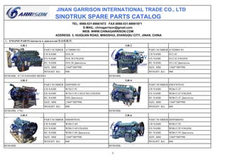 Spare parts catalog (engine part) | PDF