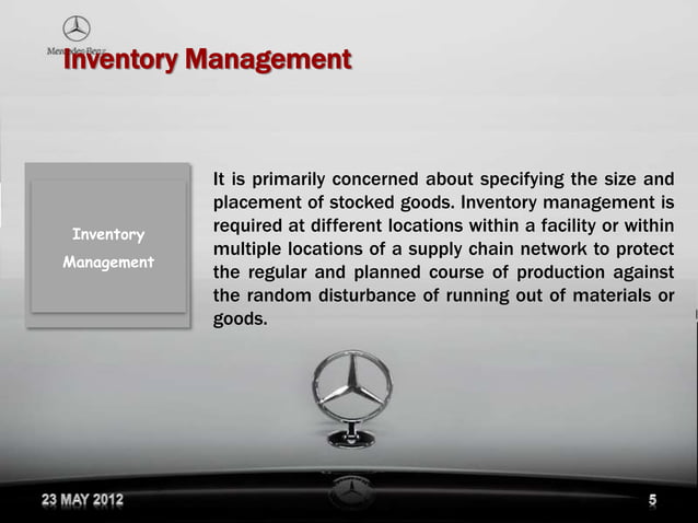 Spare Parts Inventory Management | PPT