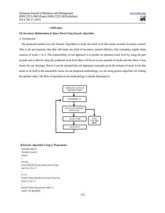 Spare parts inventory optimization for auto mobile sector | PDF