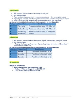 Spare parts management | PDF