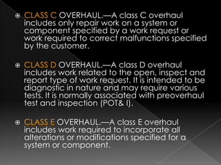 Spares criticality assessment methods & equipment overhaul ...