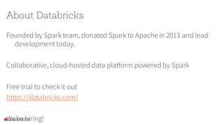 Apache® Spark™ 1.6 presented by Databricks co-founder Patrick Wendell | PPT